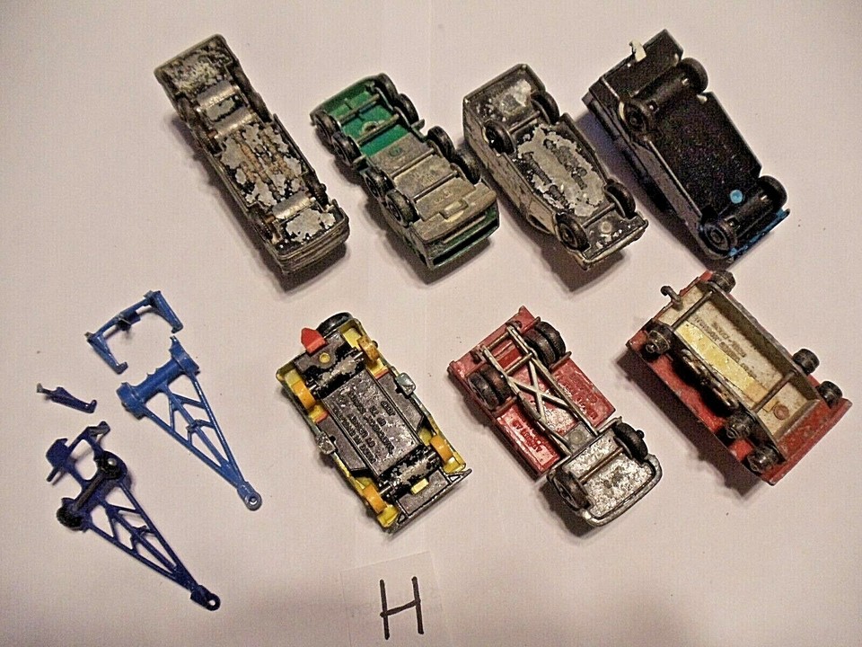 8 OLD VINTAGE MATCHBOX LESNEY DIE CAST TOY CAR TRUCK PARTS OR RESTORE ...