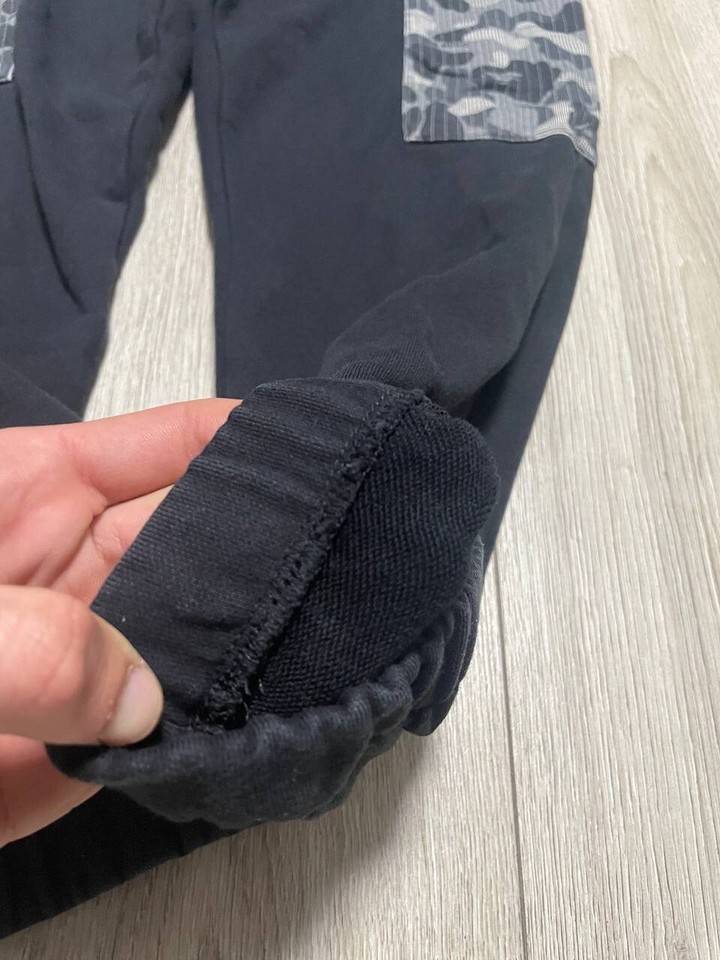 Mr Bathing Ape x Hugo Boss Camo Cargo Pants Bape Joggers Black Size S ...