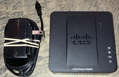 Cisco SPA112 2-Port Phone Adapter with Power Working Analog Telephone ...