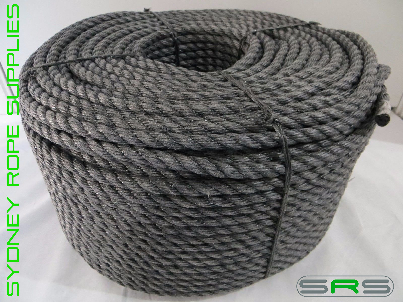 220MTRS X 10MM POLYPROPYLENE BLACK ROPE | eBay