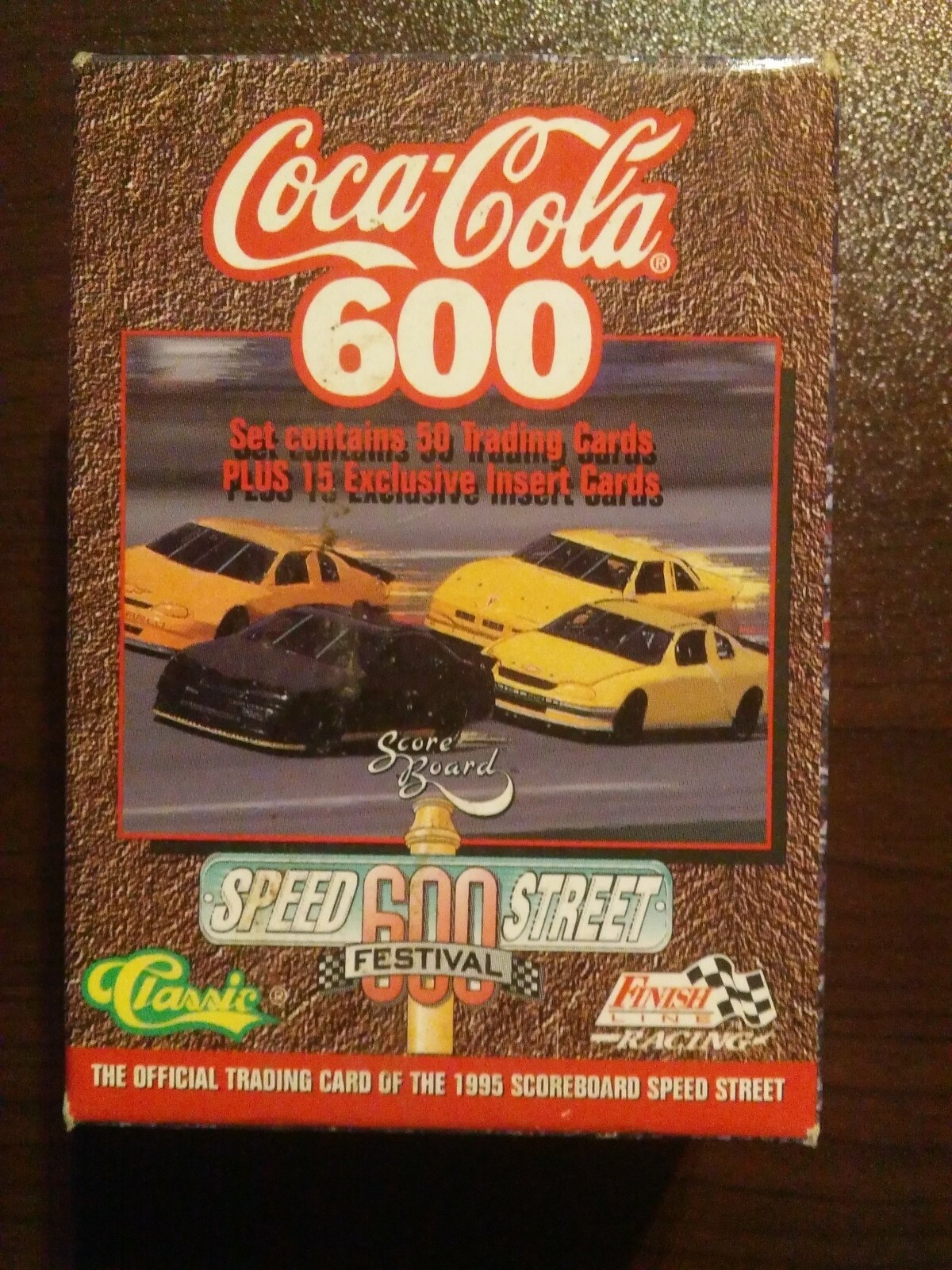 COCA-COLA 600 SPEED STREET SET 1995 SCOREBOARD RACING RACE CAR NASCAR ...