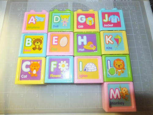 Vtech Sit To Stand Ultimate Alphabet Train Replacement Blocks Complete ...
