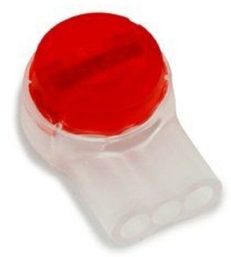 Cabac TELECOM SPLICE CONNECTORS 100Pcs 2.08mm 3-Wires RED *Australian ...