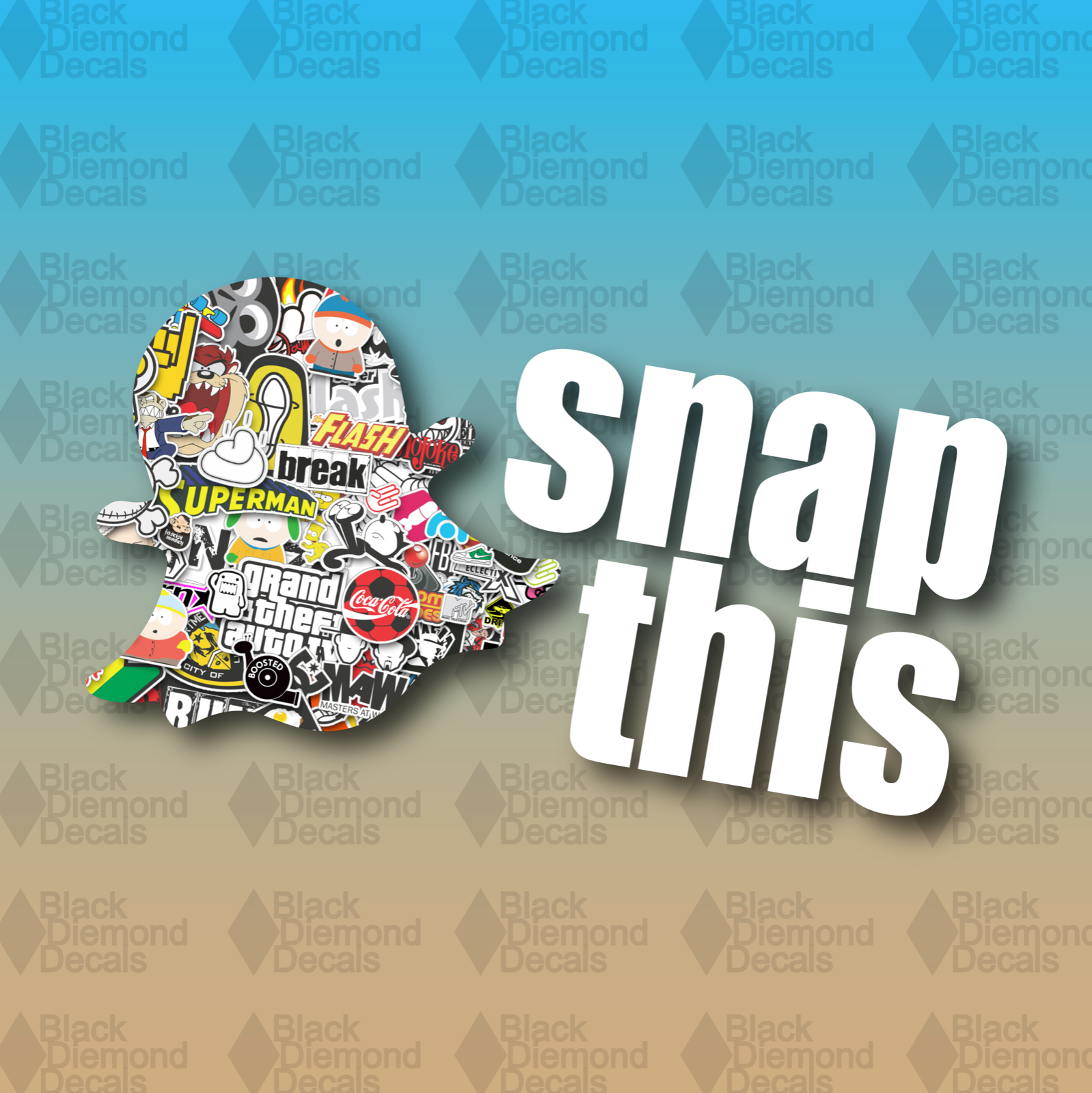 Snap This Snapchat Stickerbomb Funny Drift Lower MEME 5" Vinyl Decal ...
