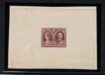 Newfoundland #165DP Extra Fine Perkins Bacon Large Die Proof In Brown ...