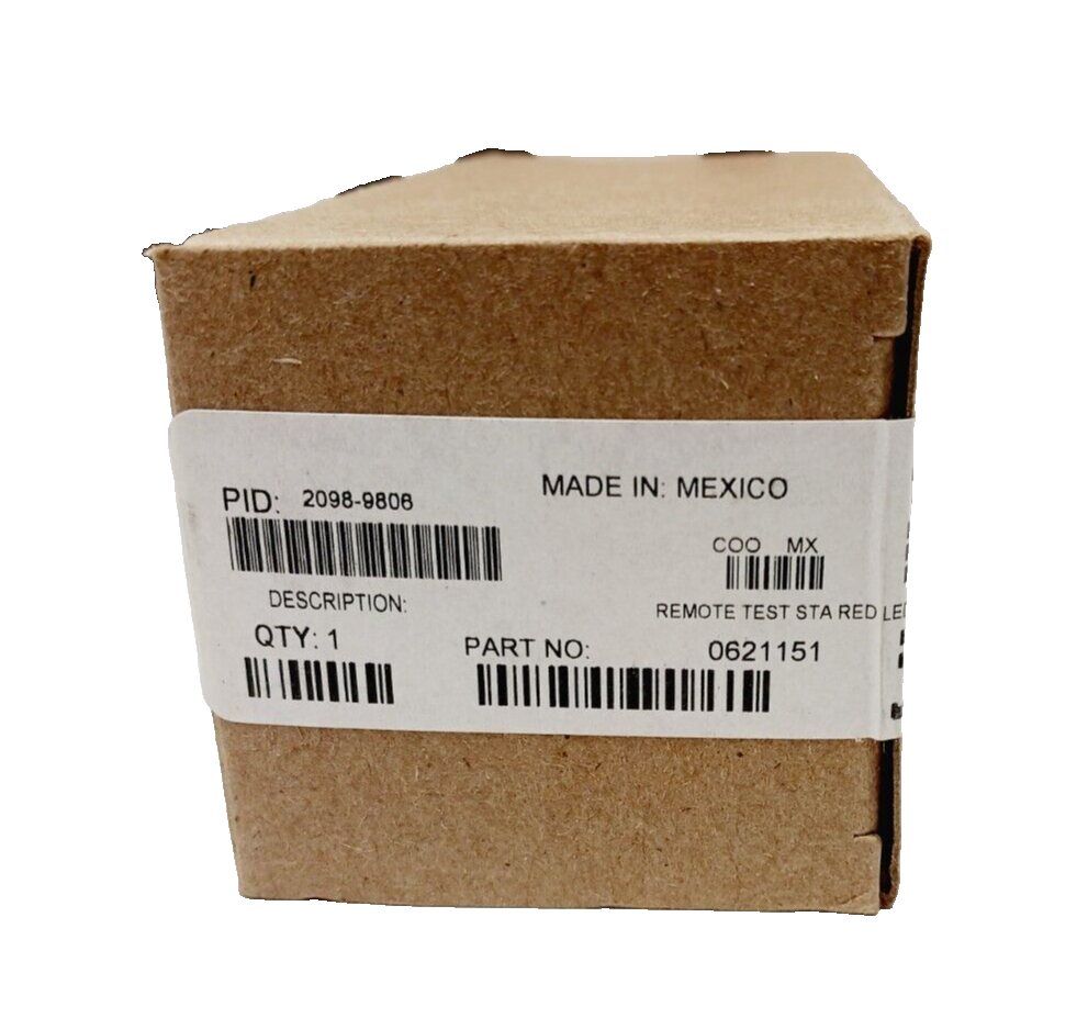 NEW SIMPLEX REMOTE TEST RED LED KEY SWITCH 2098-9806 / 0621151 | eBay