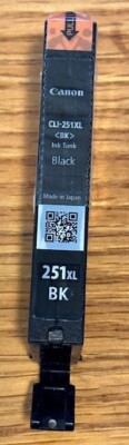 Canon 251XL Black Pixma Printer Ink Cartridge CLI-251XL BK (new) | eBay