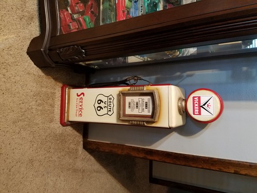 Vintage Style Vickers Gasoline Gas Pump Oil Decal - The Best or 100 ...