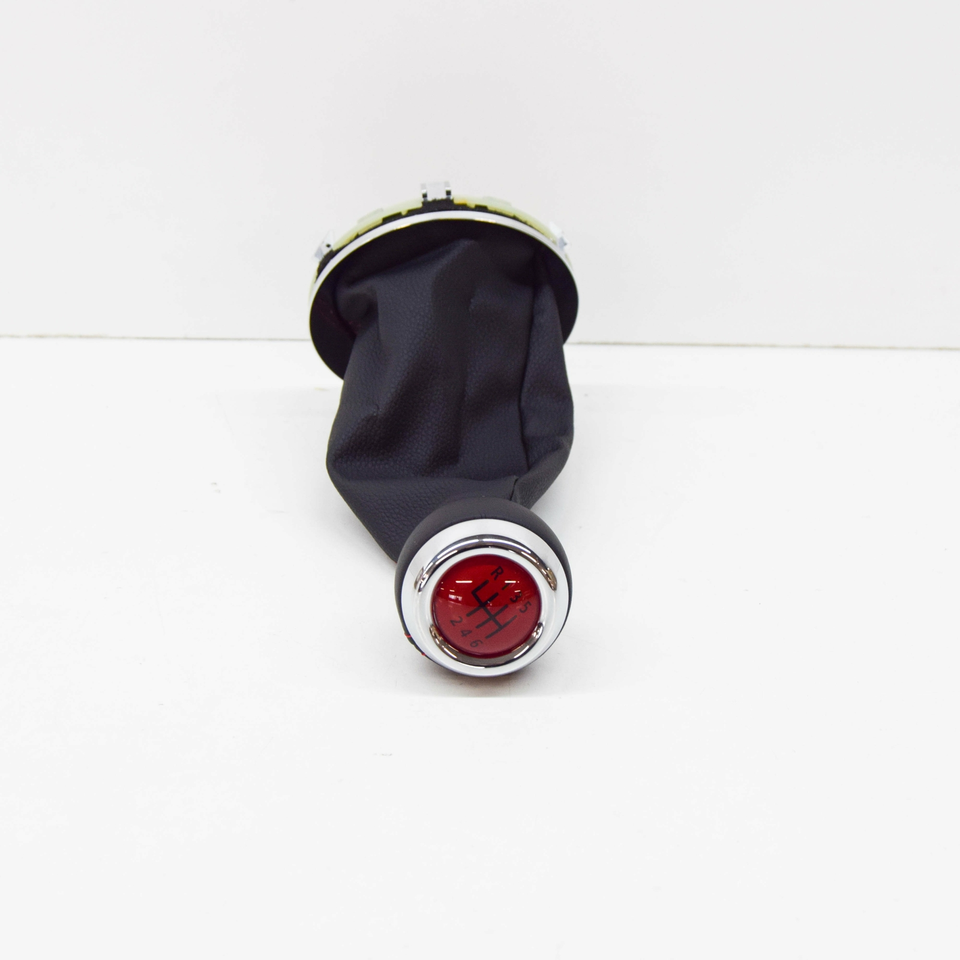 NEW MINI R56 JCW 6 SPEED GEAR SHIFT KNOB LEATHER BOOT 25117638583 ...