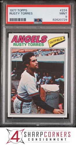 1977 TOPPS #224 RUSTY TORRES ANGELS PSA 9 B3836825-729 | eBay
