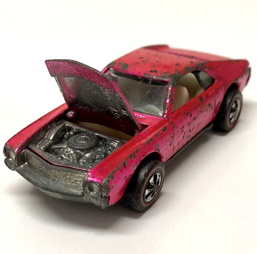 Hot Wheels Redline Custom AMX 1968 Hot Pink Capped Wheels Made in ...