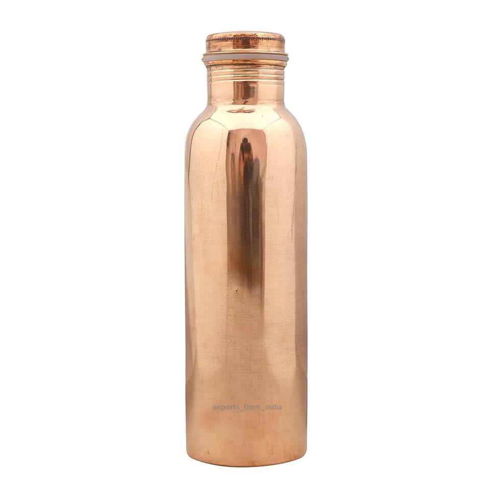 Pure Copper Water Bottle 1000ML Smooth Vacuum Flasks Health Benefits 1 ...