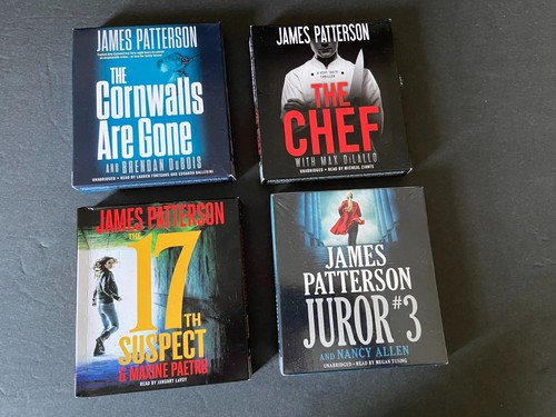 Lot of 4 James Patterson Audiobooks on CD | eBay