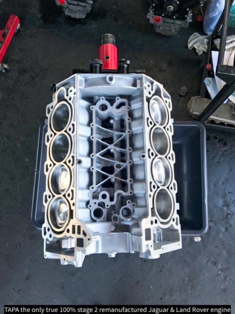 LAND ROVER RANGE ROVER 5.0 ENGINE STAGE 2 BUILT V8 SUPERCHARGED ...