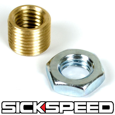 SICKSPEED SHIFT KNOB ADAPTOR STANDARD THREAD JAM NUT AND REDUCER 12-1. ...