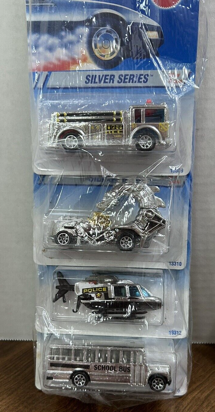 4 Lot Hot Wheels Rodzilla SILVER 323 SERIES 1994 1/64 diecast NEW | eBay
