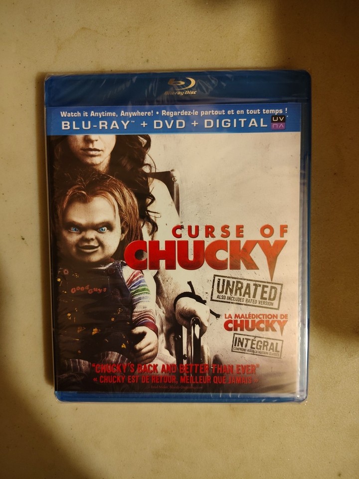 Curse of Chucky (Blu-ray/DVD, 2013, 2-Disc Set, Canadian) New ...