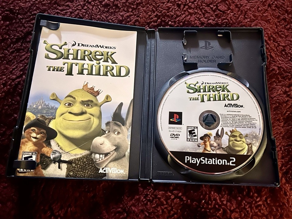 Activision Shrek the Third PS2 Disc AND Manual Included 2007 CIB | eBay