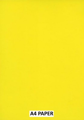 A5 or A4 INTENSE YELLOW PAPER 80gsm SHEETS - ARTS AND CRAFTS - SELECT ...