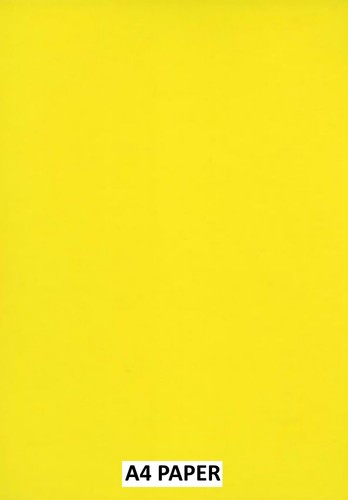 A5 or A4 INTENSE YELLOW PAPER 80gsm SHEETS - ARTS AND CRAFTS - SELECT ...