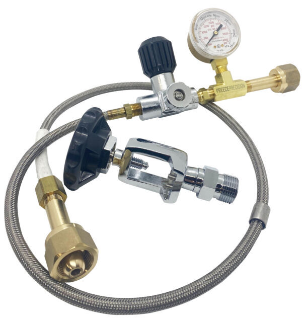 Precision SUPER Deluxe Oxygen Transfill Hose Adaptor - TF540540870V for ...