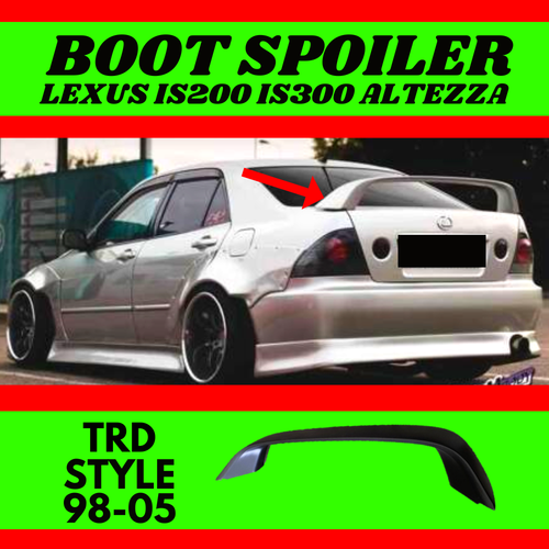 FOR LEXUS IS200 IS300 Altezza Boot Spoiler (98-05) TRD Style Rear Trunk ...