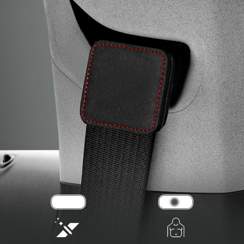 1Pc Black Magnetic Car Safety Seat Belt Stabilizer Limiter Accessories ...