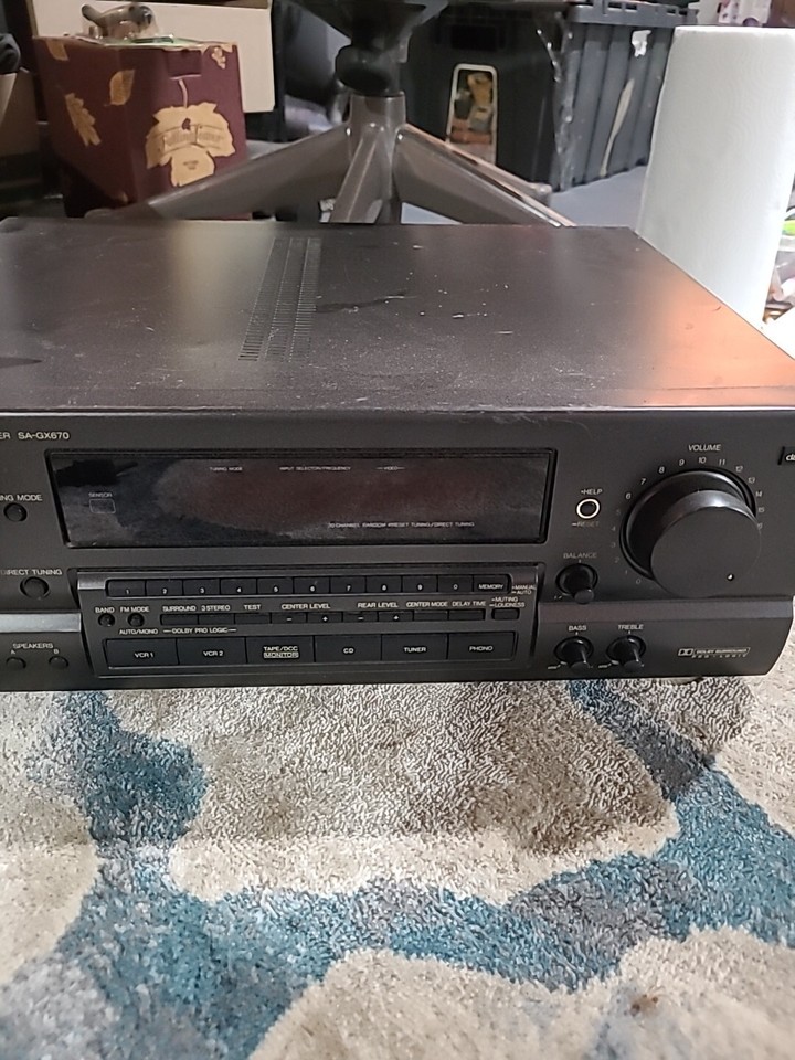 Vintage Technics AV Stereo Receiver SA-GX670 | eBay