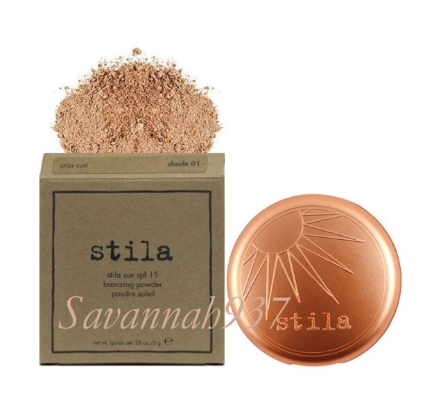 Stila Sun Bronzing Pressed Powder Compact - Full Size - NIB - SHADE 01 ...