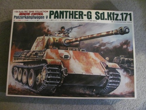 1/24 Scale Bandai Remote Control German Panzerkampfwagen V Panther Ausf ...