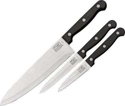 Chicago Cutlery Essentials 3 Set Kitchen Knife Steel Blade Polymer ...