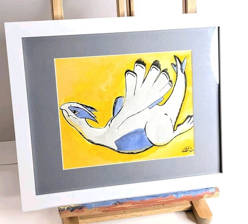 Pokemon Hand Painted Original Water Color Painting Artwork In A Frame ...