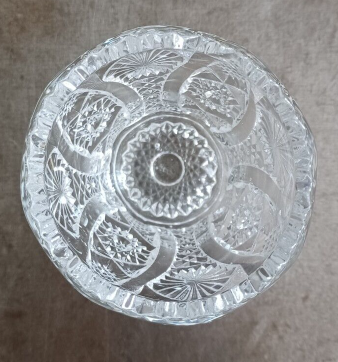 1960's Imperial Clear Cut Glass Bellaire Toothpick Holder Mini Vase 2.5 ...