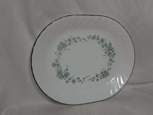 Corelle Callaway Ivy Swirl serving Oval Platter Plate. 10"x 12.25", | eBay