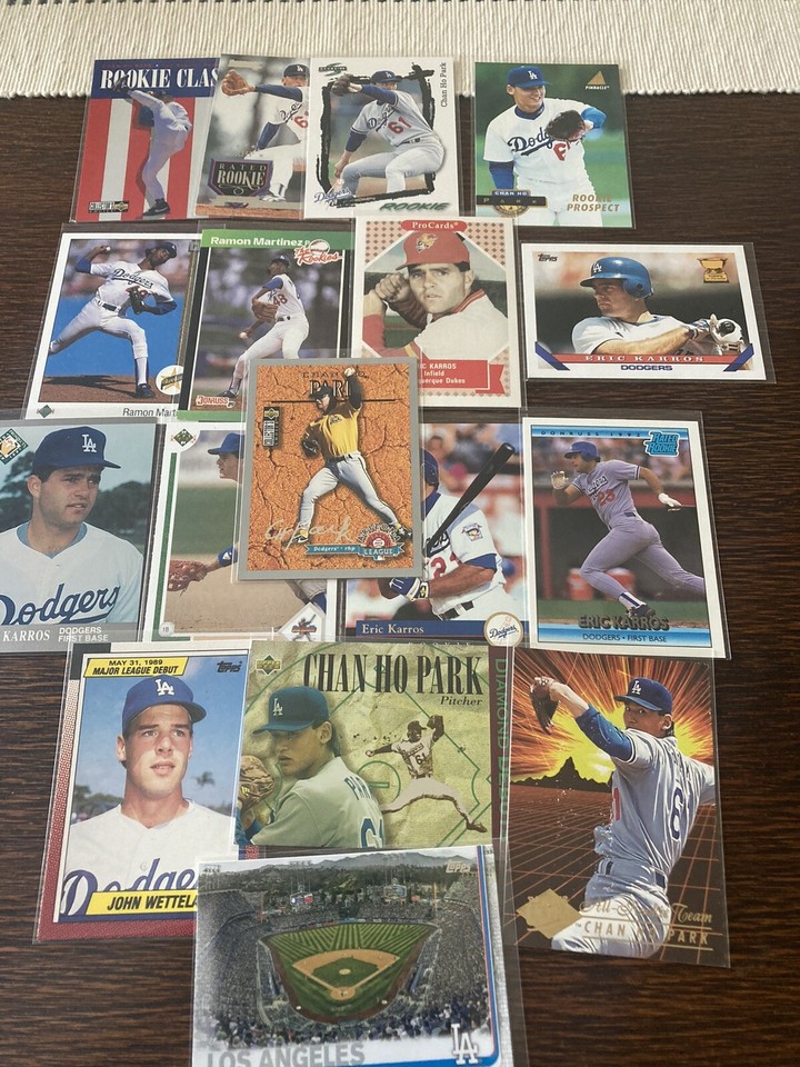 AMAZING 1/1 Los Angeles Dodgers ~240 Baseball Card Stars/HOF lot! Rare ...