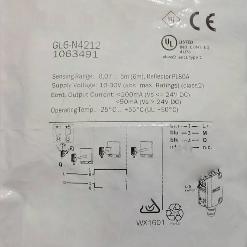 GL6-N4212 Photoelectric Sensor for Sick | eBay