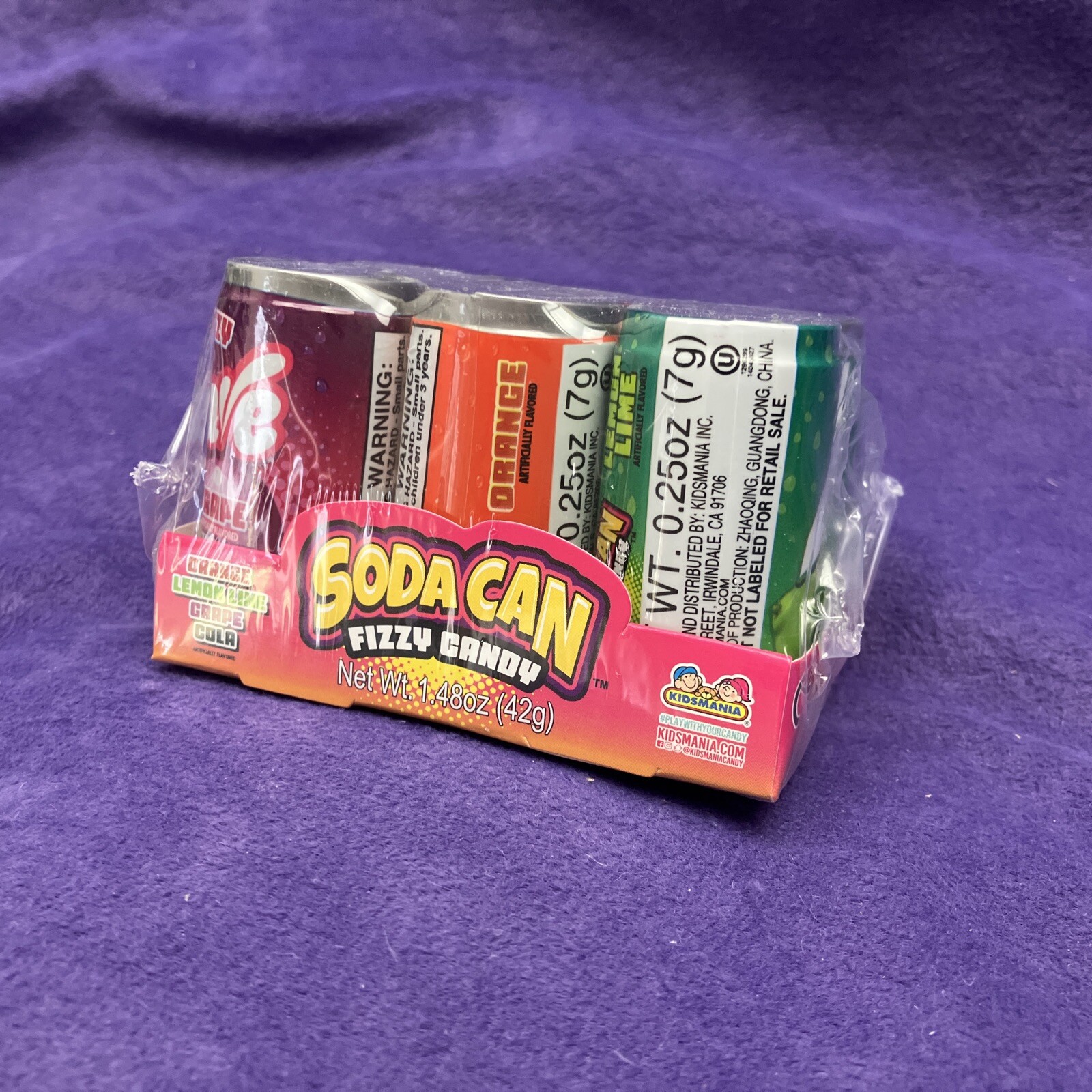 Miniature Soda Can Fizzy Candy