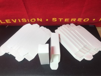 EMPTY WHITE VACUUM TUBE BOXES 10 25 50 or 100 PCS for 12AX7,6DJ8, 6AU6 ...