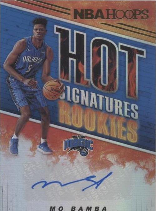 2018-19 Panini NBA Hoops - Hot Signatures Rookies Mo Bamba #HSR-MOB (AU ...