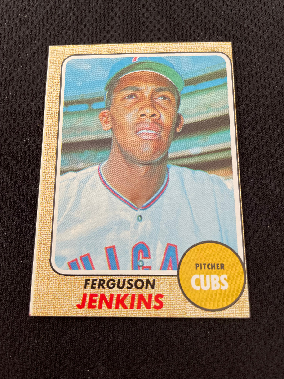 FERGIE JENKINS 1968 TOPPS "ERROR MISCUT" CHICAGO CUBS #410 BASEBALL ...