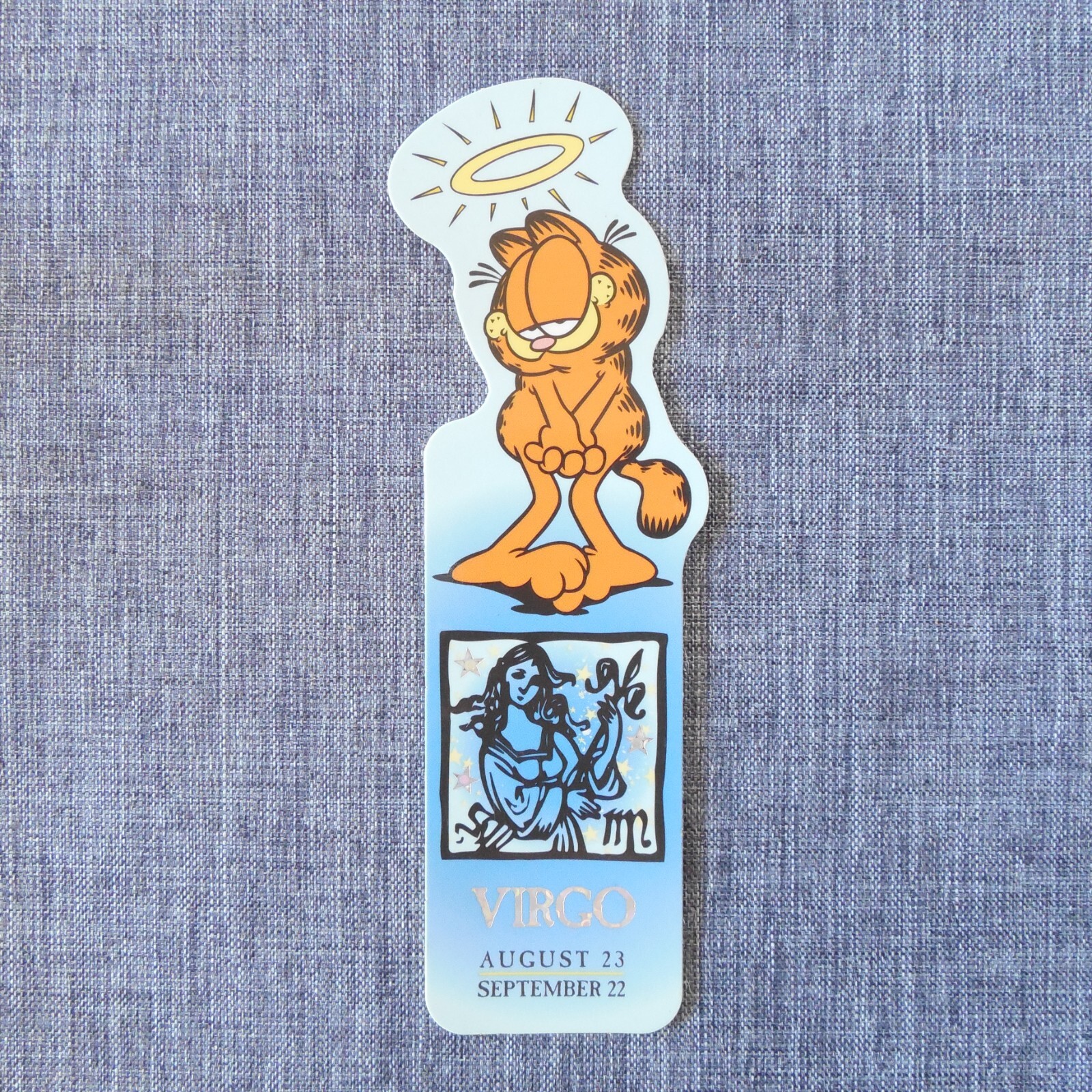 Trying to find image of an old Garfield bookmark, Virgo Zodiac themed ...