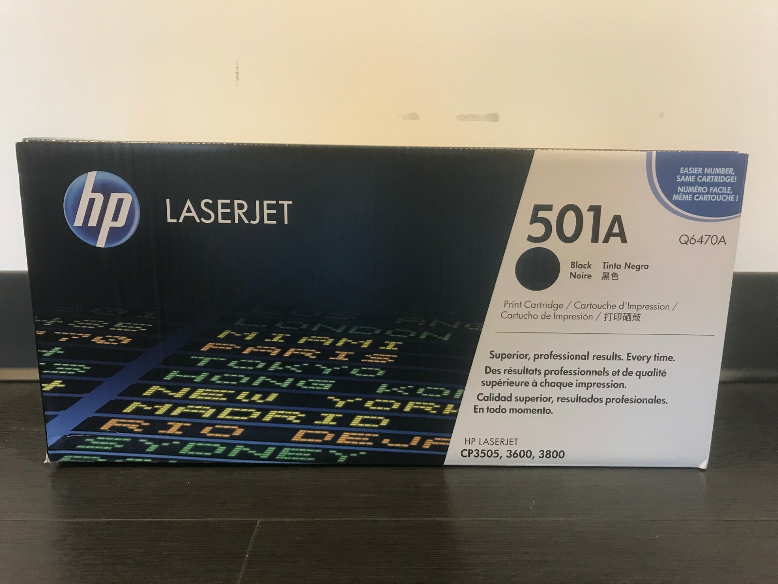 HP 501A LaserJet Toner Cartridge Black - 829160703084| eBay