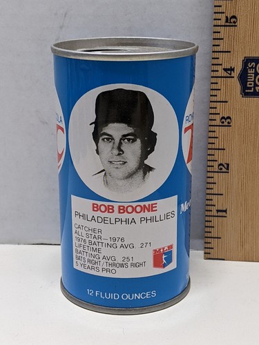 Vintage 70's Royal Crown RC Cola MLB Bob Boone Baseball Can | eBay