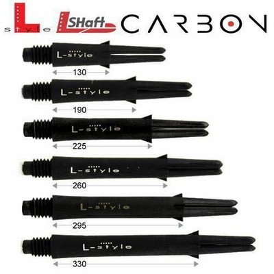 L-Style Locked Carbon Shafts - Black - Length 190 / 19mm | eBay