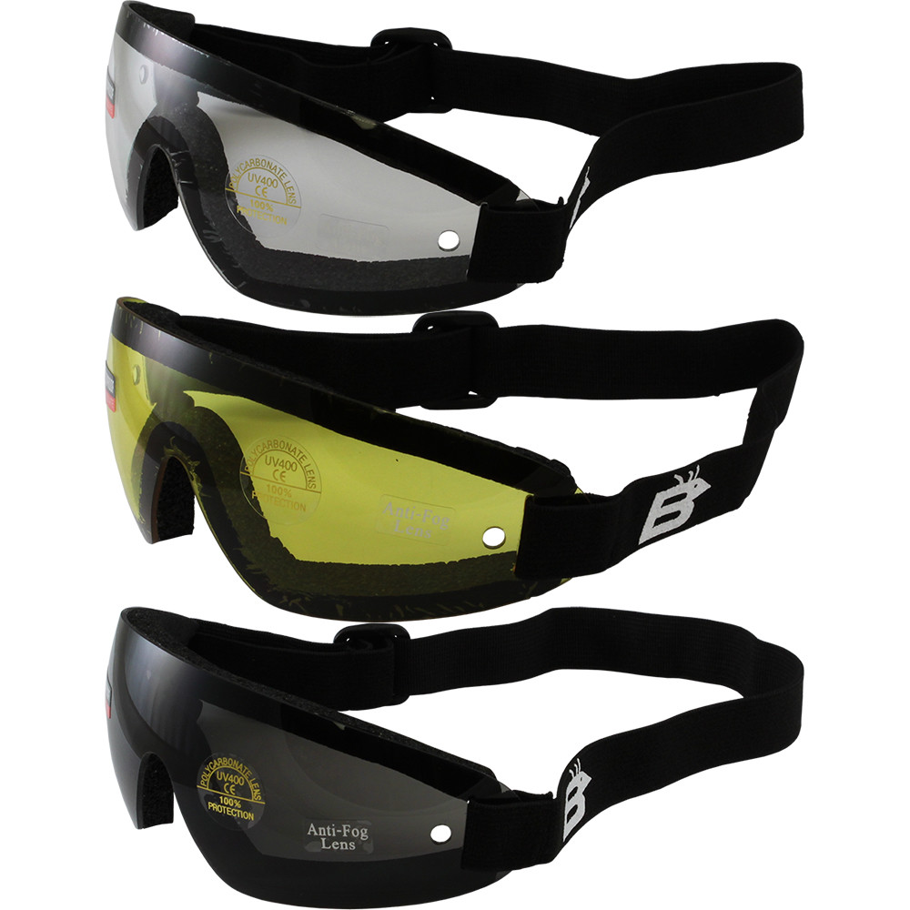 12 SKYDIVE GOGGLES SKYDIVING PARACHUTE 4 YELLOW 4 CLEAR 4 SMOKE LENS | eBay