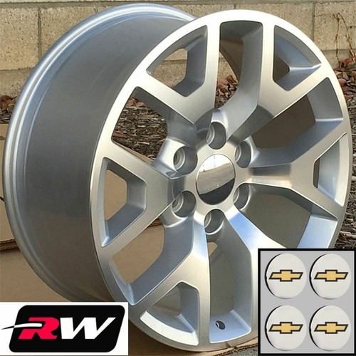 20 x9" inch Chevy Silverado 1500 OEM Specs Honeycomb Wheels Machined ...