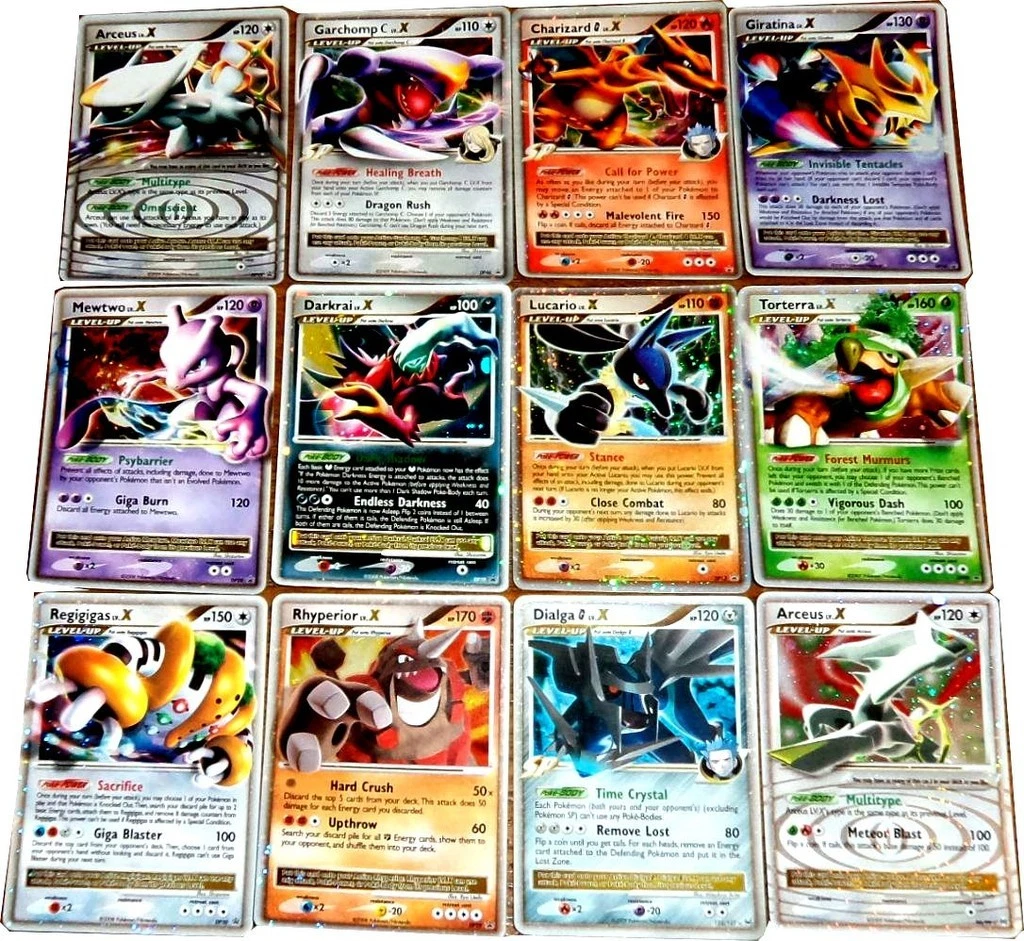 Game Pokemon Cards Level X