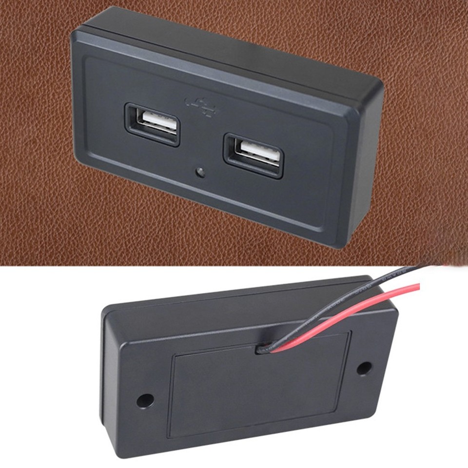 Car Charger Dual USB 1pcs 3.1A Accessories Black DC5V Parts Ports ...