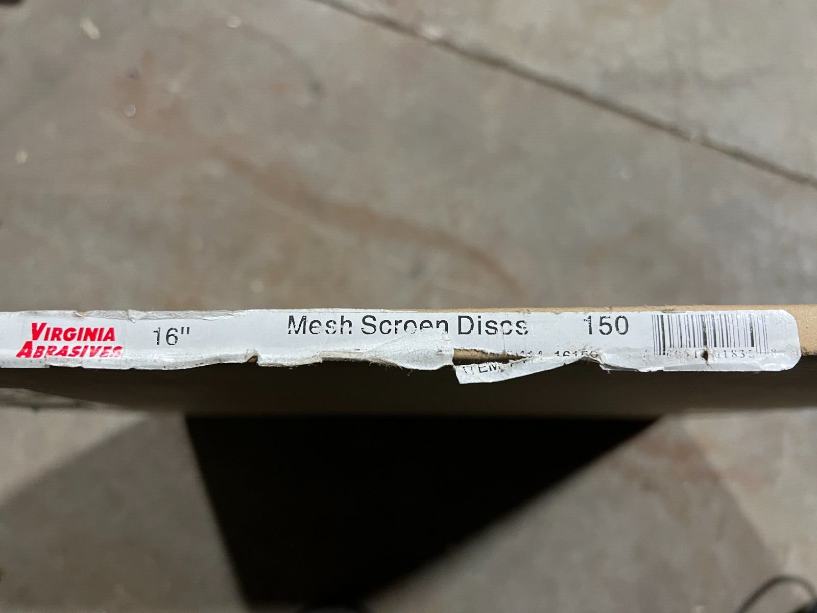 BOX OF 10 Disc Virginia Abrasives 414-16150 16" Mesh Screen Disc 150 ...