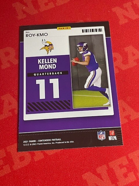 2021 Panini Contenders - #ROY-KMO Kellen Mond RED | eBay